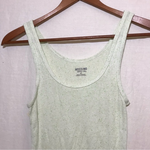 Mossimo Supply Co. | Tops | Mossimo Supply Co Green Speckled Ribbed ...